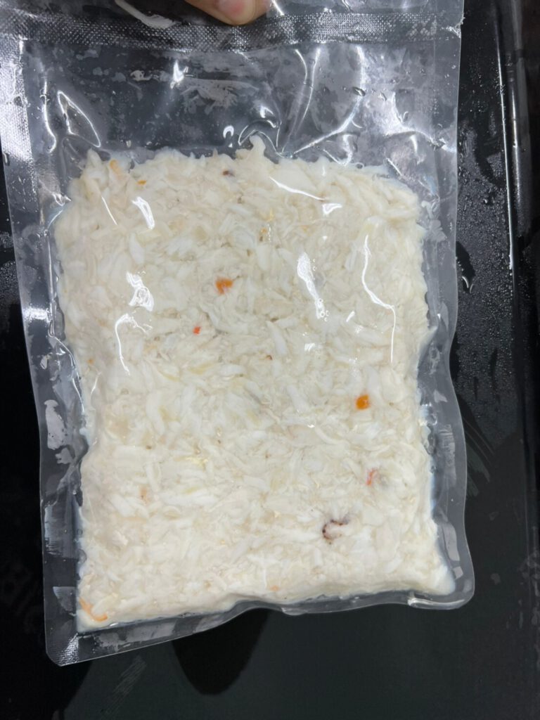 Frozen Backfin Crab Meat เนื้ออกปูม้า (เล็ก) แช่เเข็ง - JPR Inter Foods